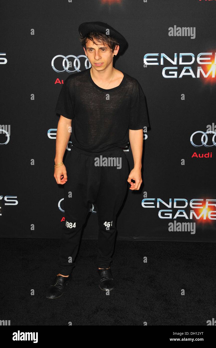 Los Angeles, CA, USA. 28th Oct, 2013. Moises Arias at arrivals for ...