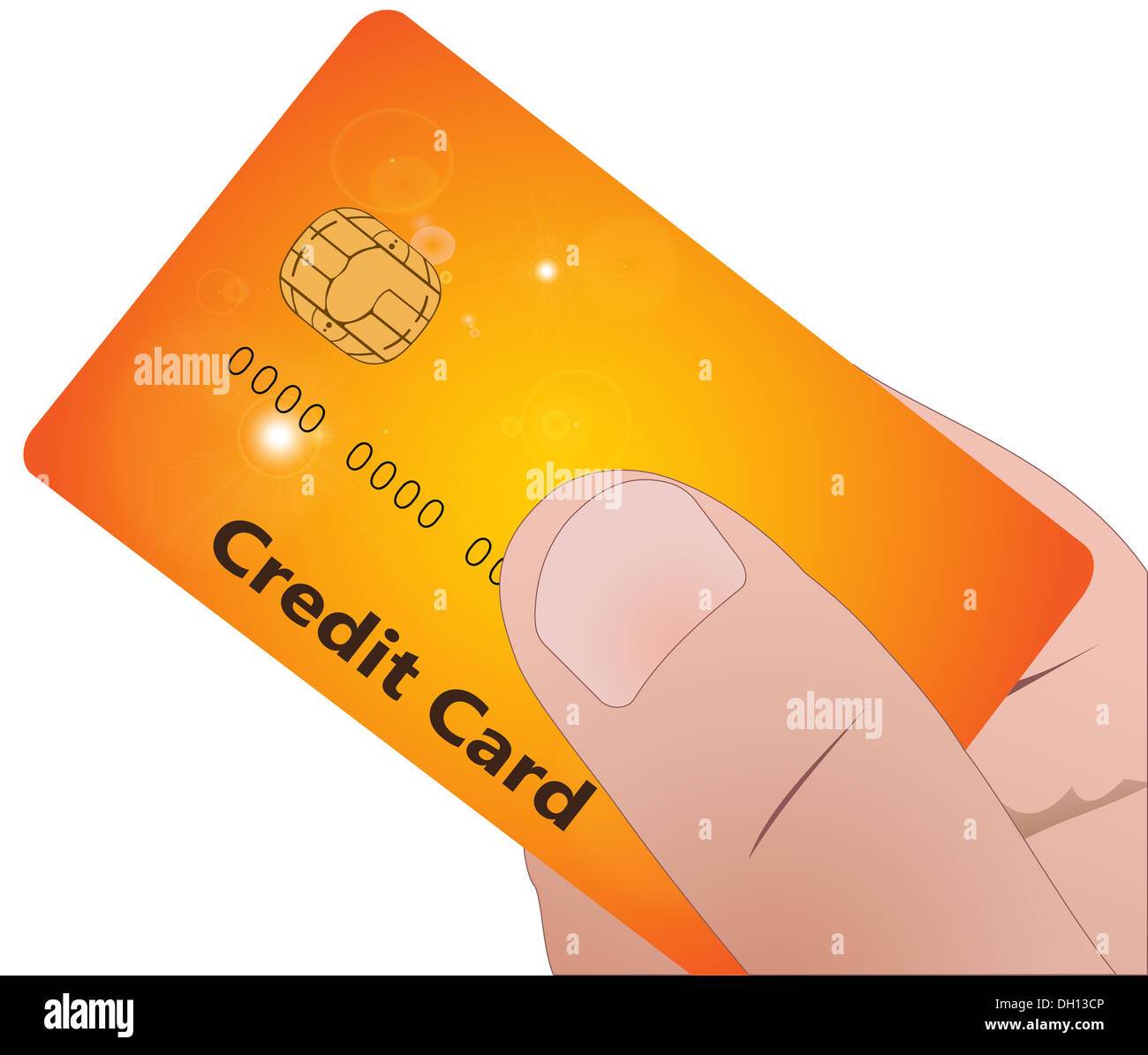 Hand with credit card Stock Photo - Alamy