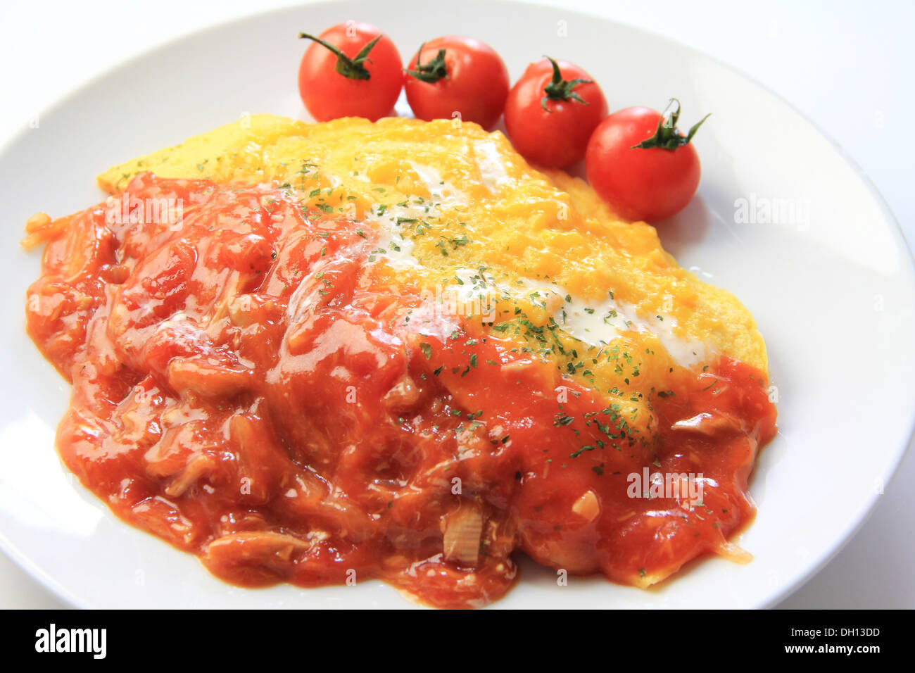 Rice omelette hi-res stock photography and images - Alamy