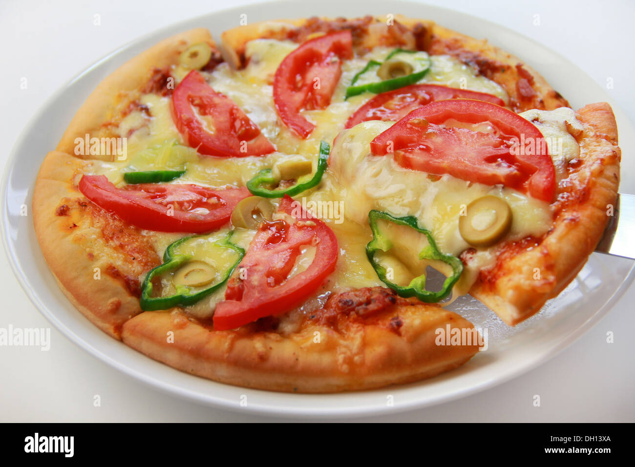 Tomato pizza hi-res stock photography and images - Alamy