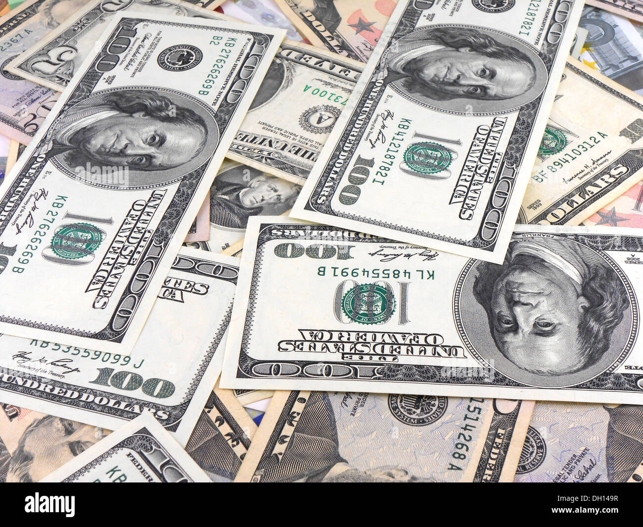 American currency wallpaper hi-res stock photography and images - Alamy