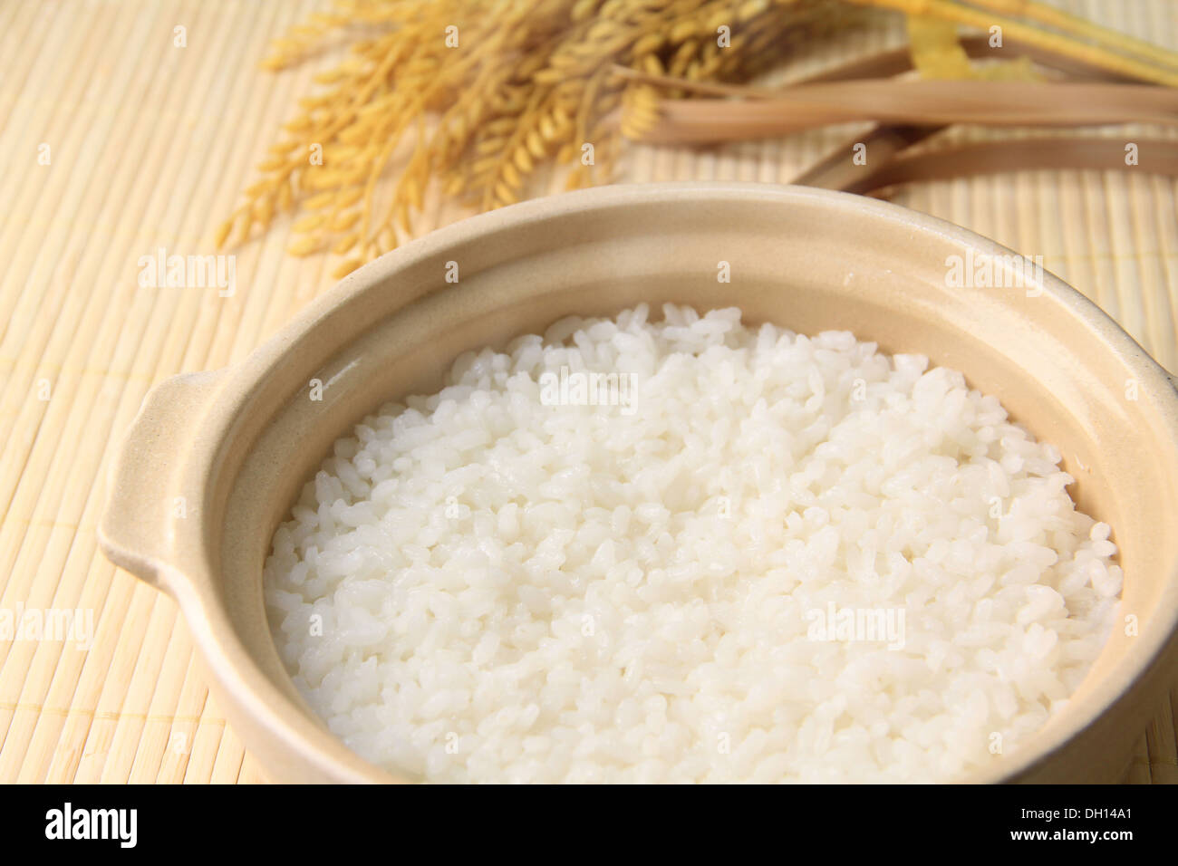 Freshly cooked rice Stock Photo - Alamy