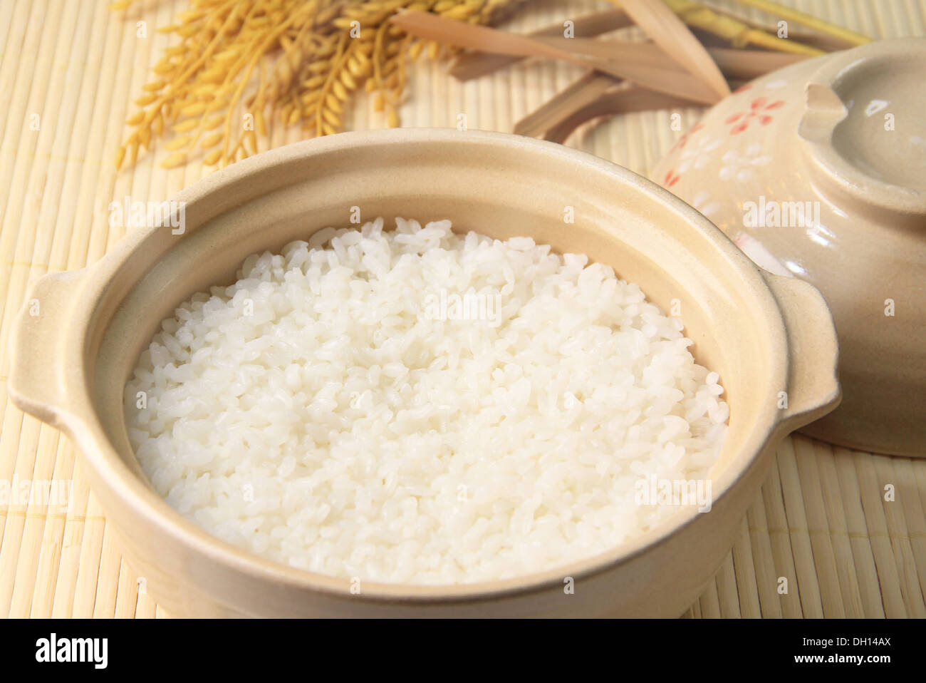 Freshly cooked rice Stock Photo - Alamy