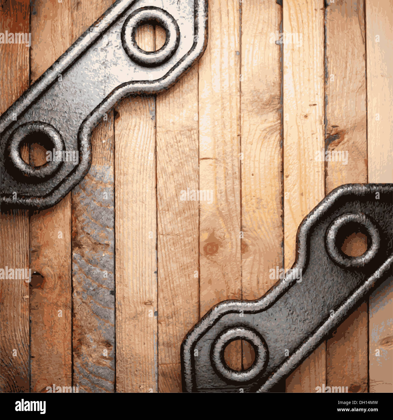 metal and wood background Stock Photo - Alamy