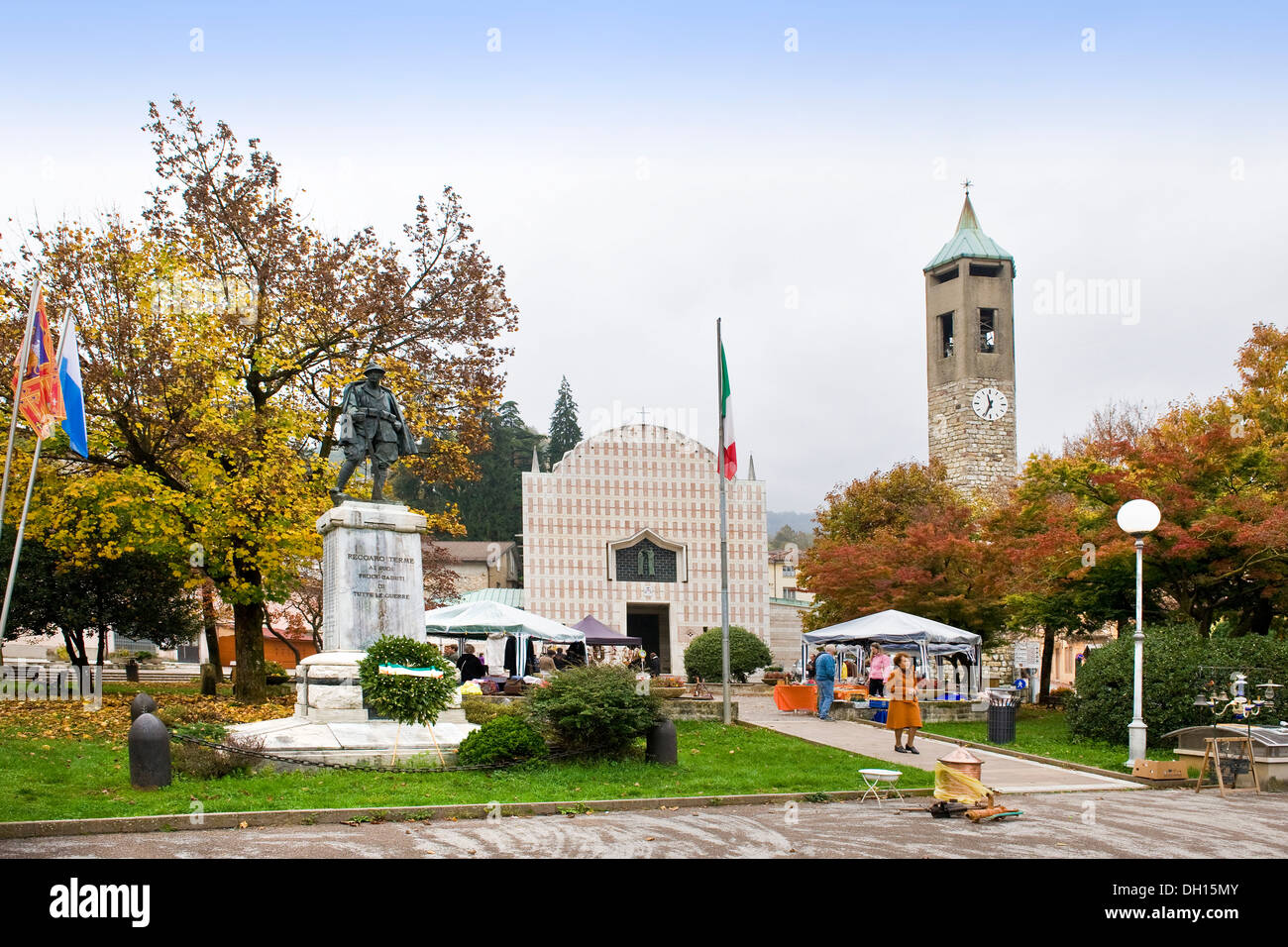 Italy, Veneto, Recoaro Terme, centre town Stock Photo - Alamy