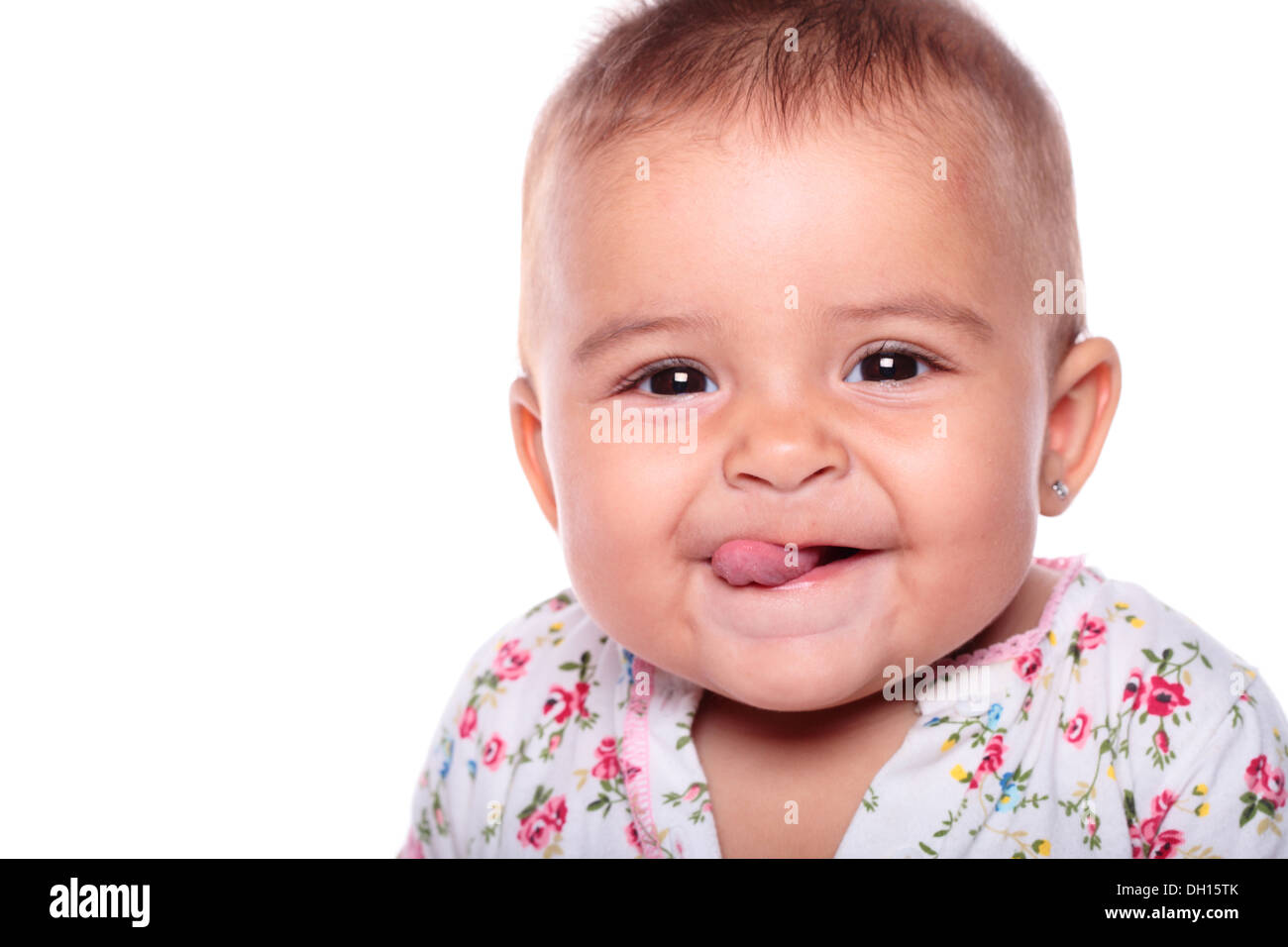 portrait of a beautiful baby smiling Stock Photo - Alamy