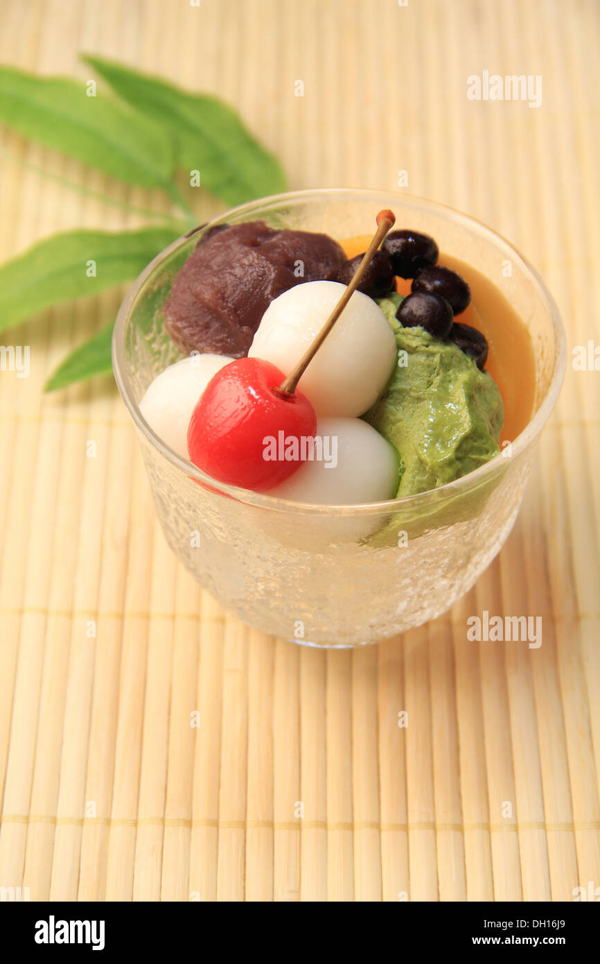 Anmitsu (Japanese dessert Stock Photo - Alamy