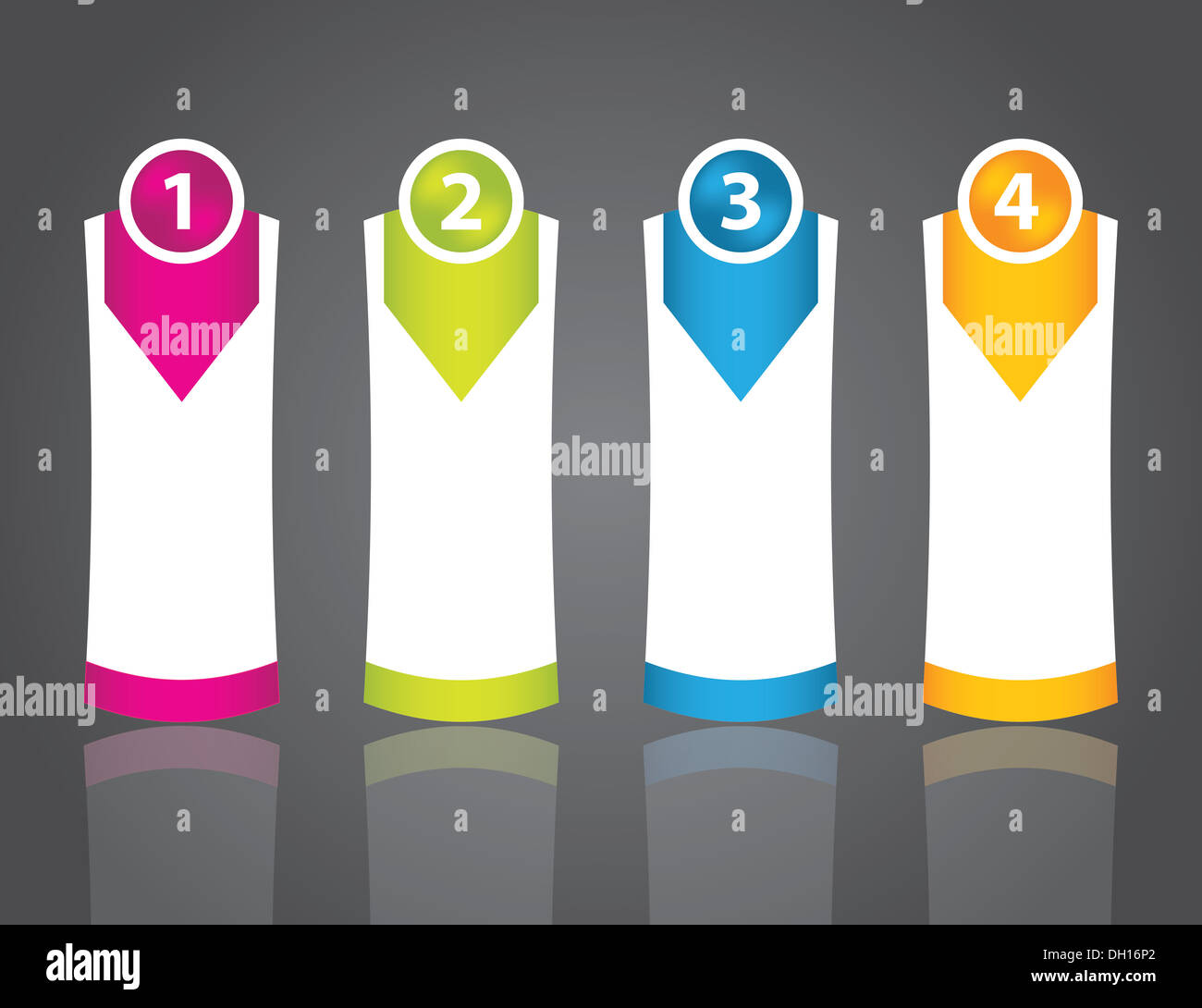 advertising label set with special design Stock Photo - Alamy