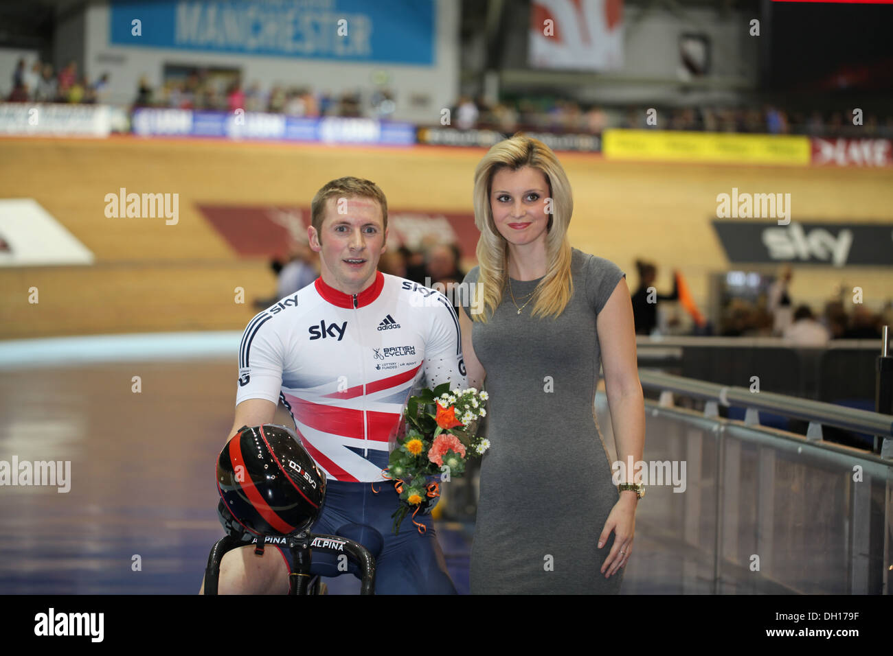 2013/14 Revolution Series Round 1, Manchester. Jason Kenny celebrates ...