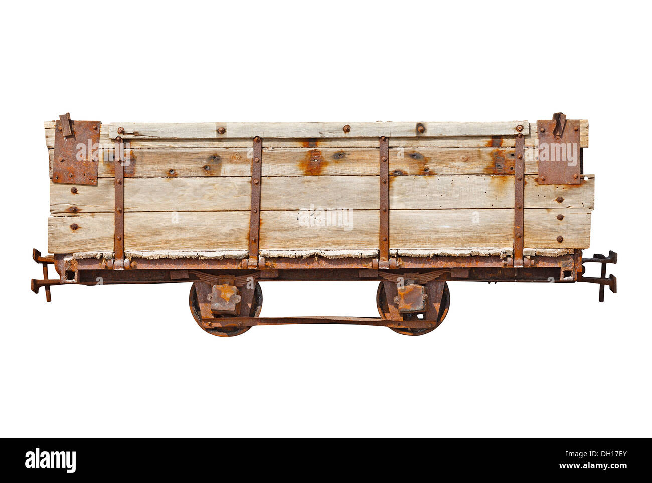 Abandoned railway carriage Cut Out Stock Images & Pictures - Alamy