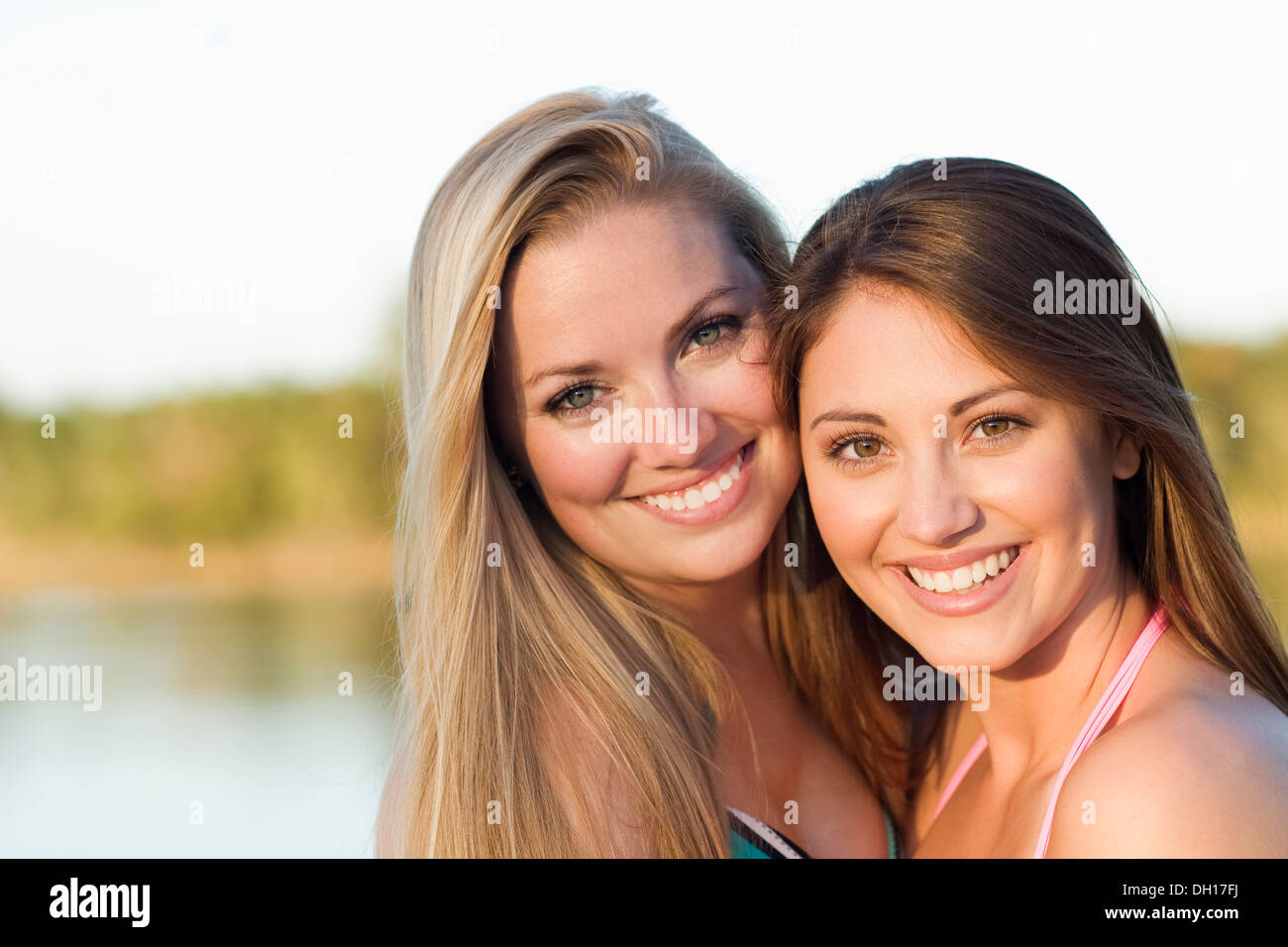 Side view happy carefree caucasian hi-res stock photography and images ...