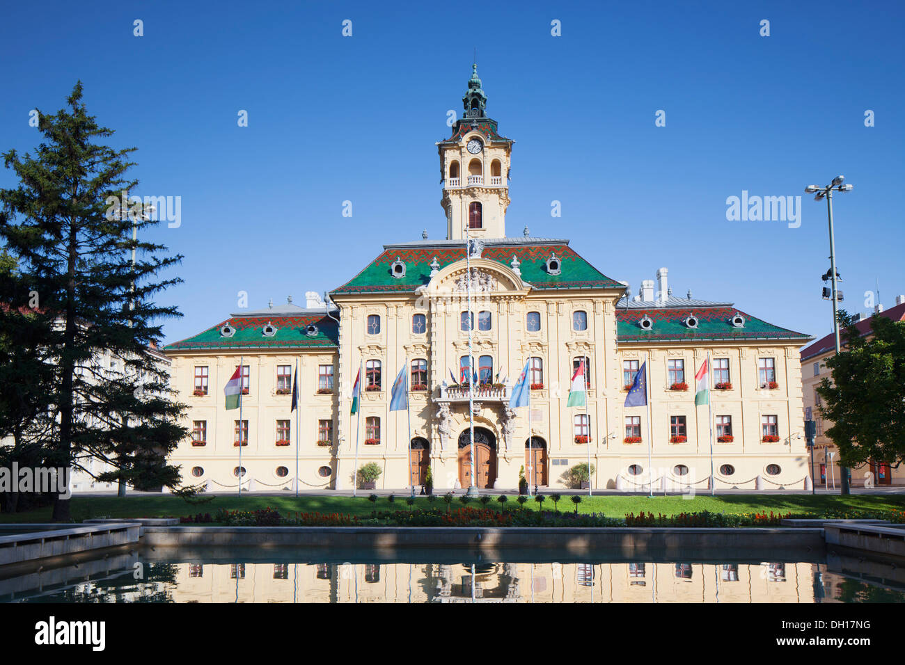 Town Hall, Szeged, Southern Plain, Hungary Stock Photo - Alamy