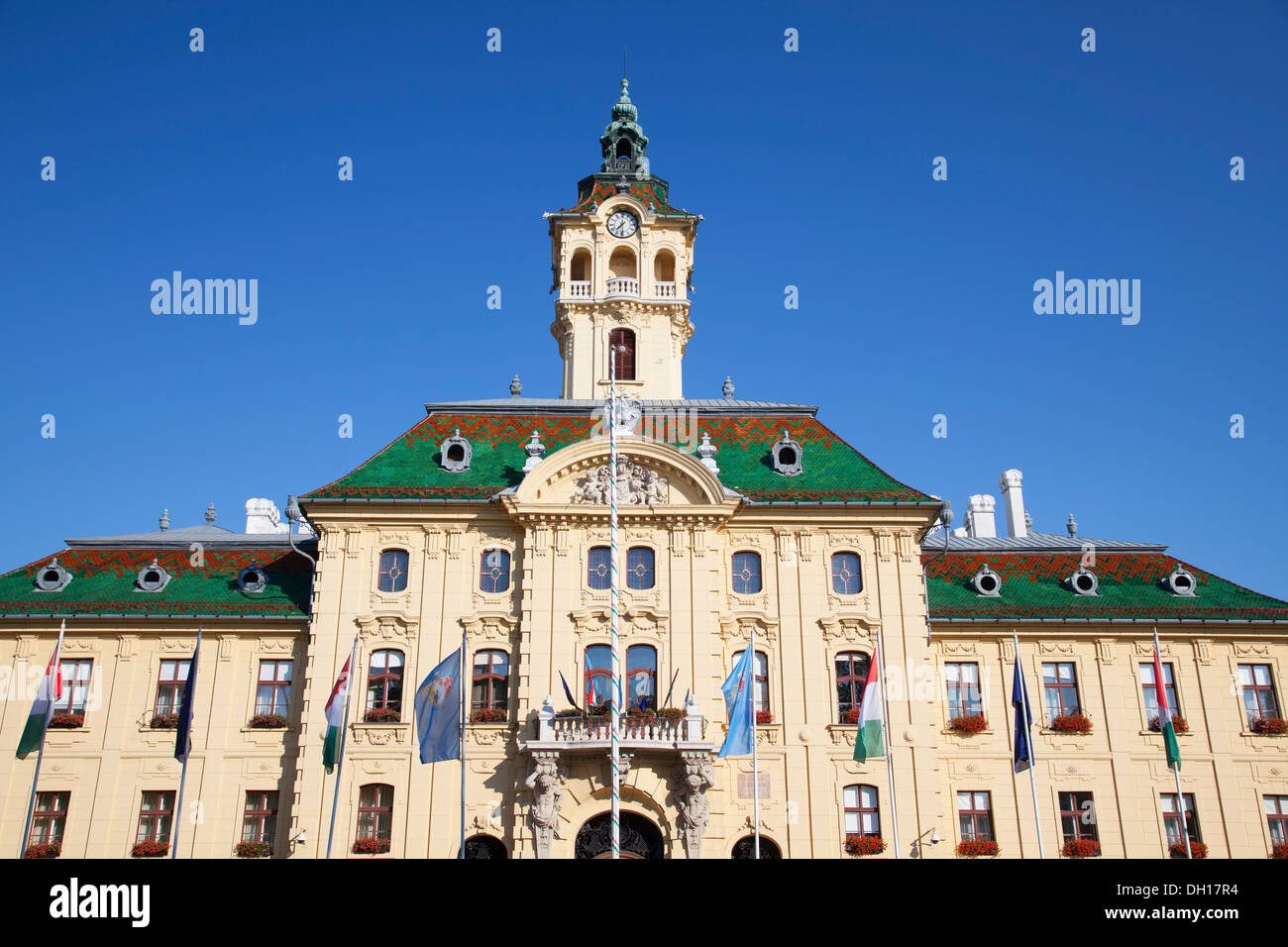 Town Hall, Szeged, Southern Plain, Hungary Stock Photo - Alamy