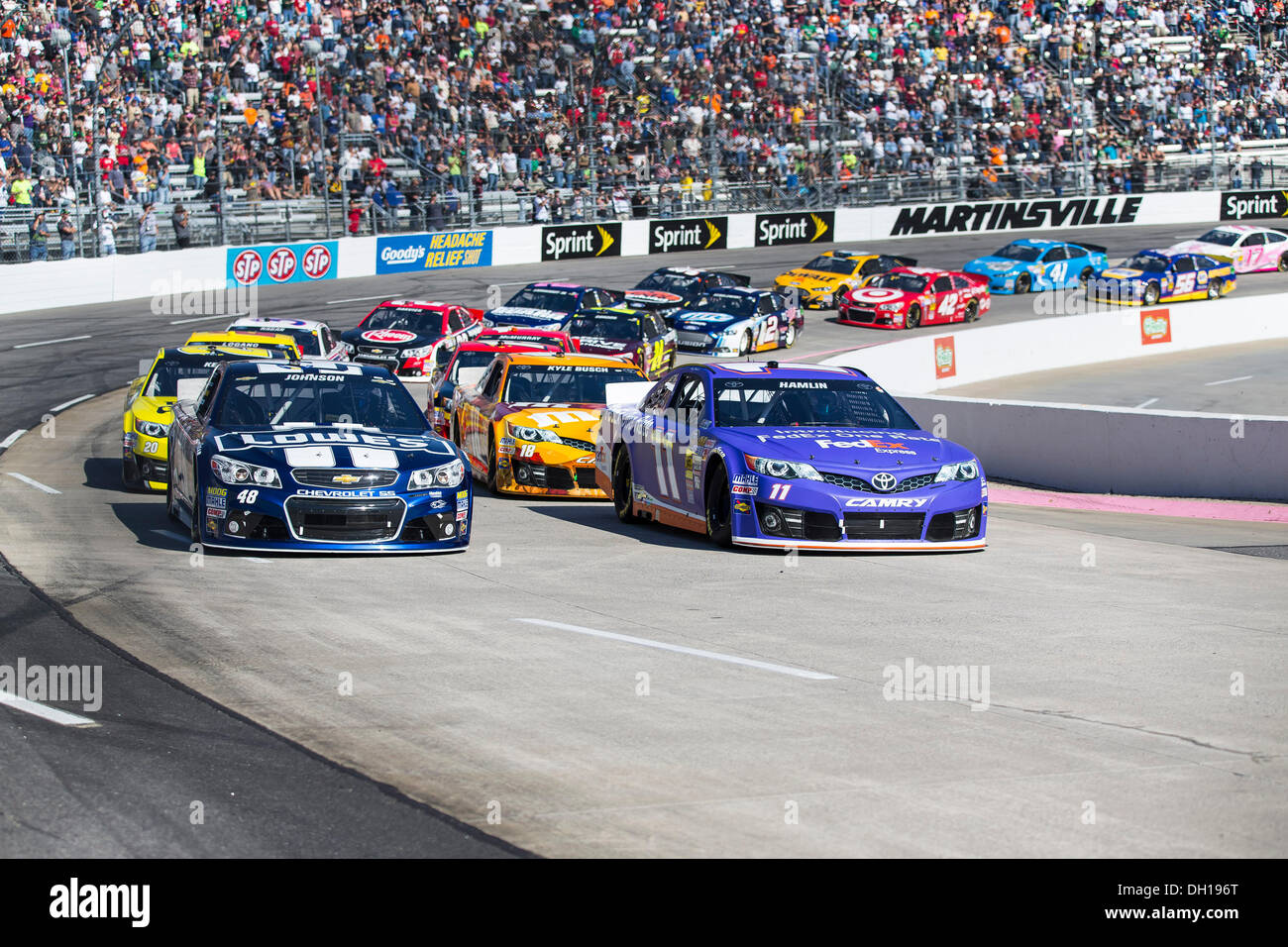 Jimmie johnson denny hamlin hi-res stock photography and images - Alamy