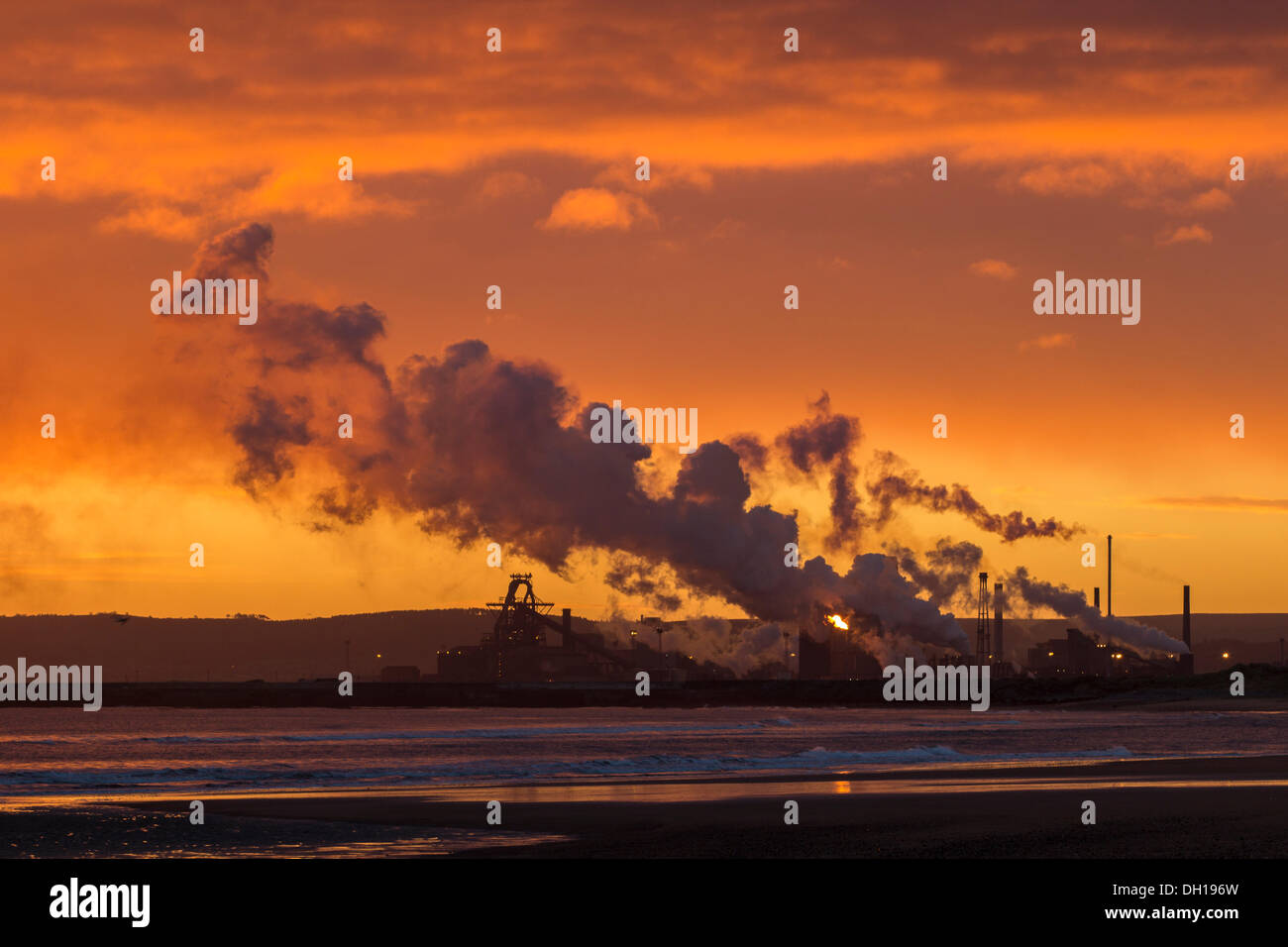 Redcar SSI steelworks blast furnace and coke ovens. Redcar, north east ...