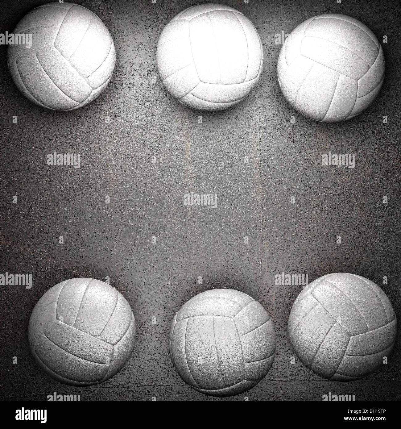 Volleyball ball and metal wall background Stock Photo - Alamy