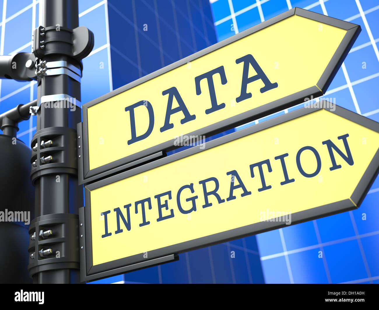 Data Integration Roadsign. Information Concept Stock Photo - Alamy