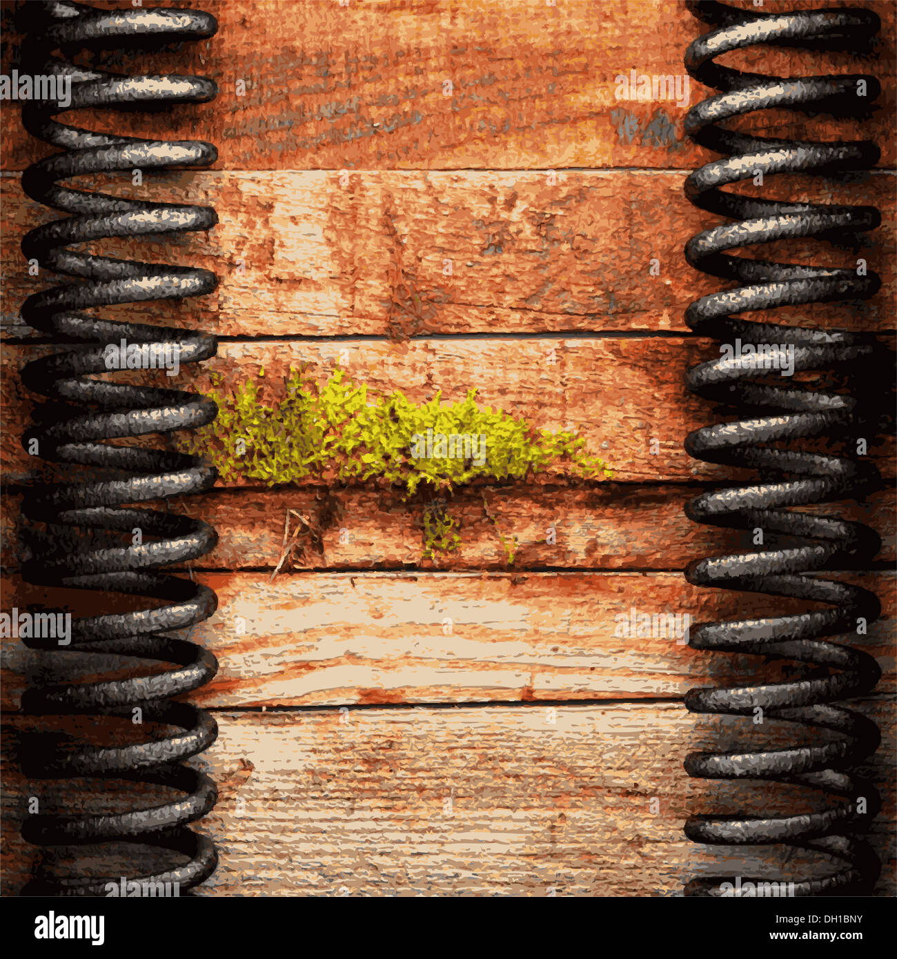 metal and wood background Stock Photo - Alamy