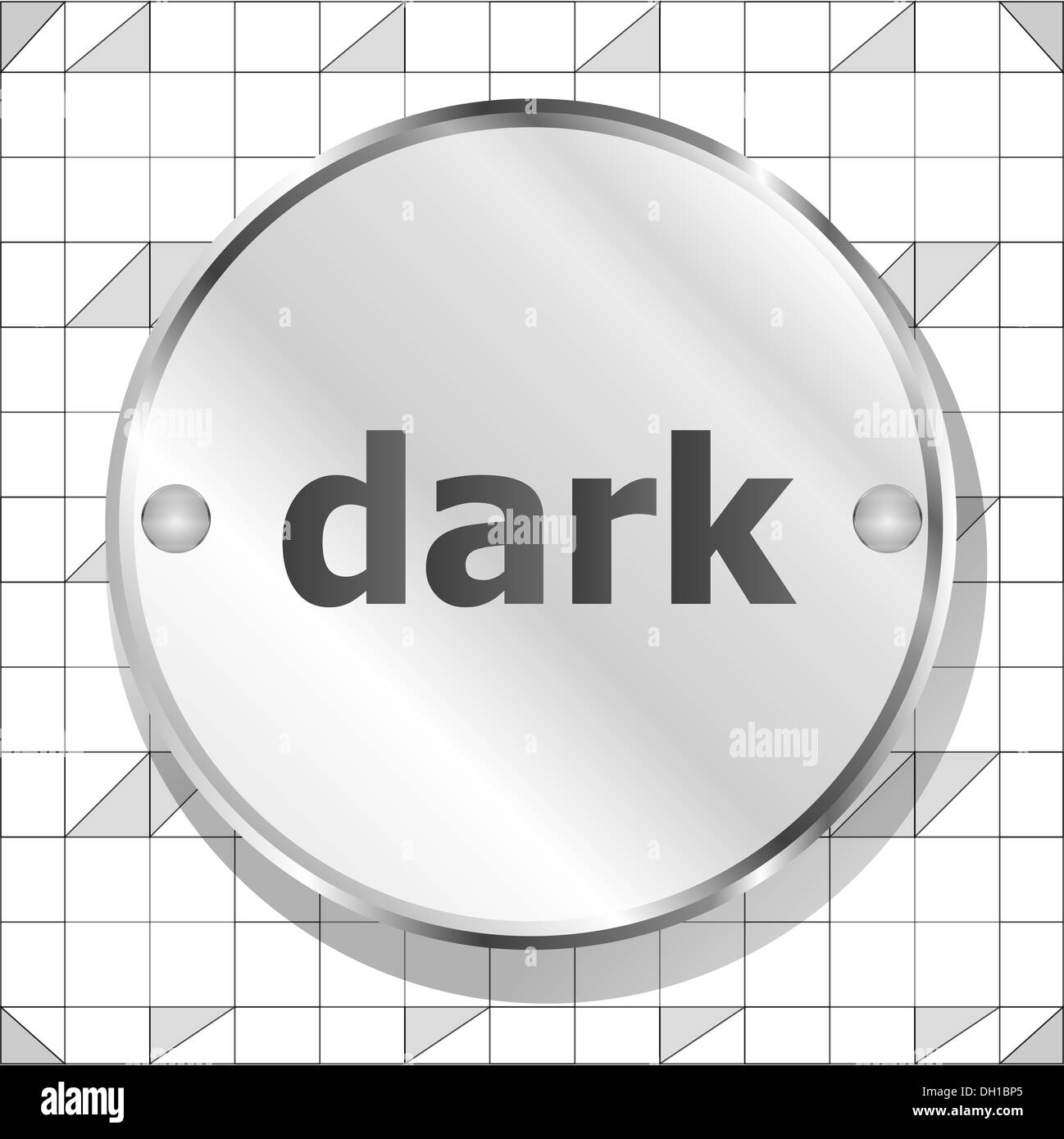 Plastic button on dark hi-res stock photography and images - Alamy