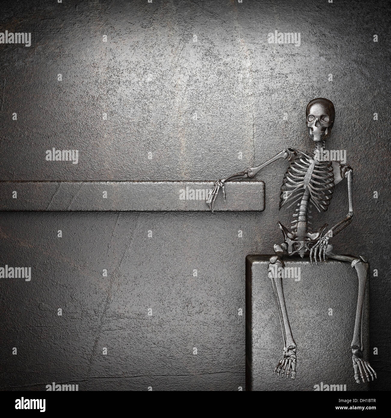 Metal skeleton hi-res stock photography and images - Alamy