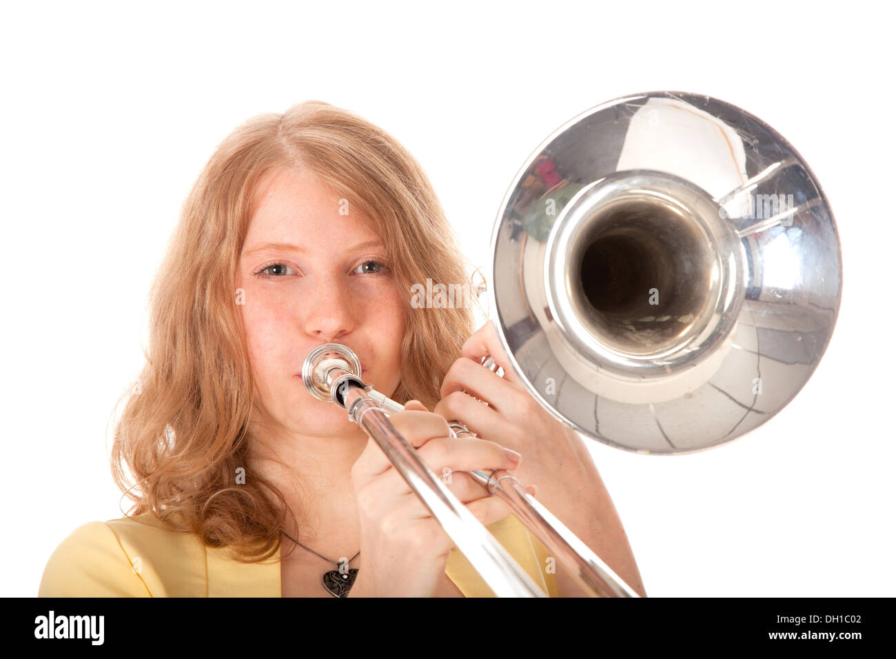 Girl Trombone High Resolution Stock Photography and Images - Alamy