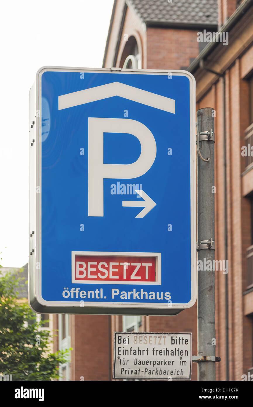 Pictogram in car park hi-res stock photography and images - Alamy