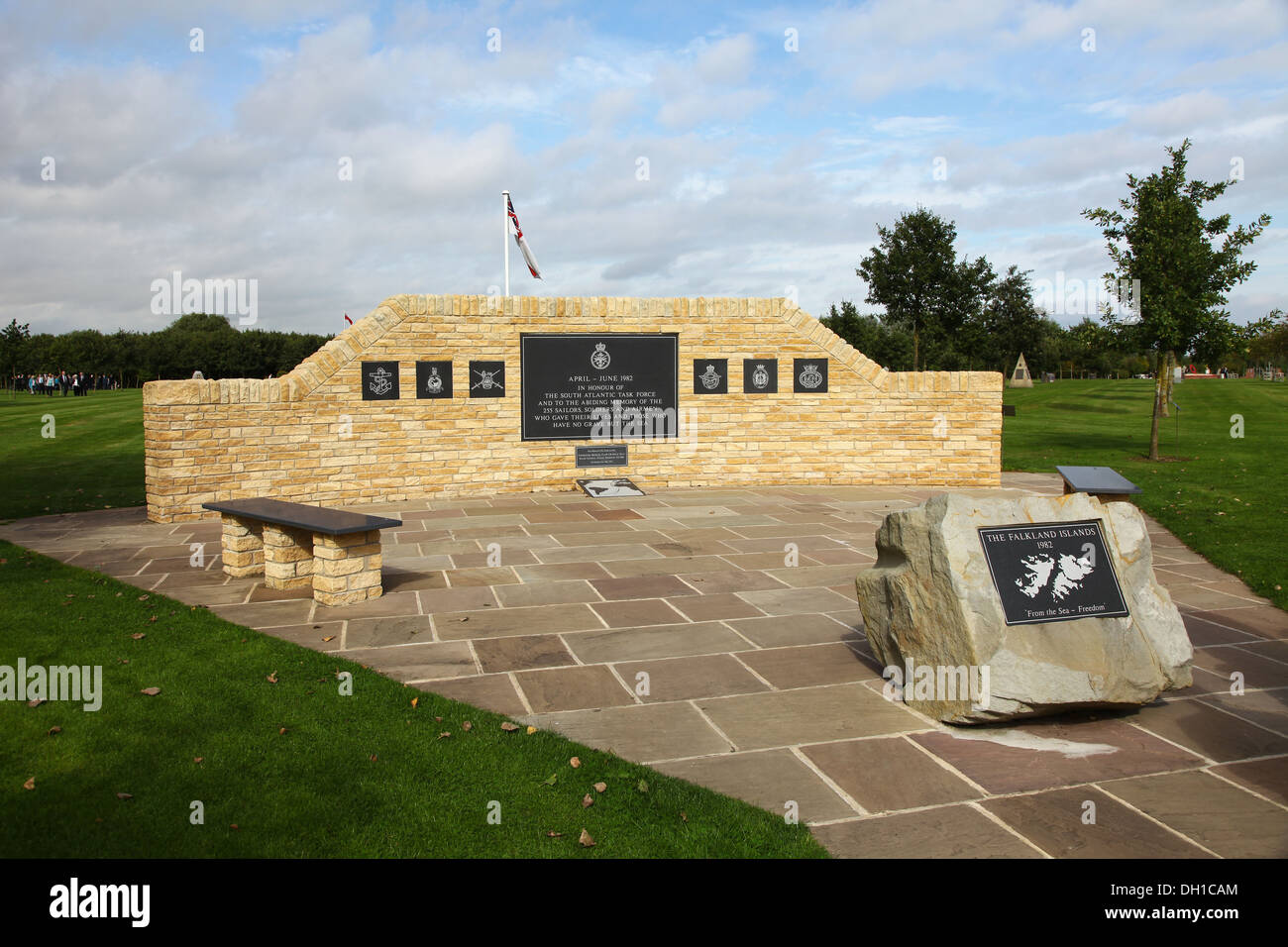 The Falklands War memorial commemorating the South Atlantic Task Force ...