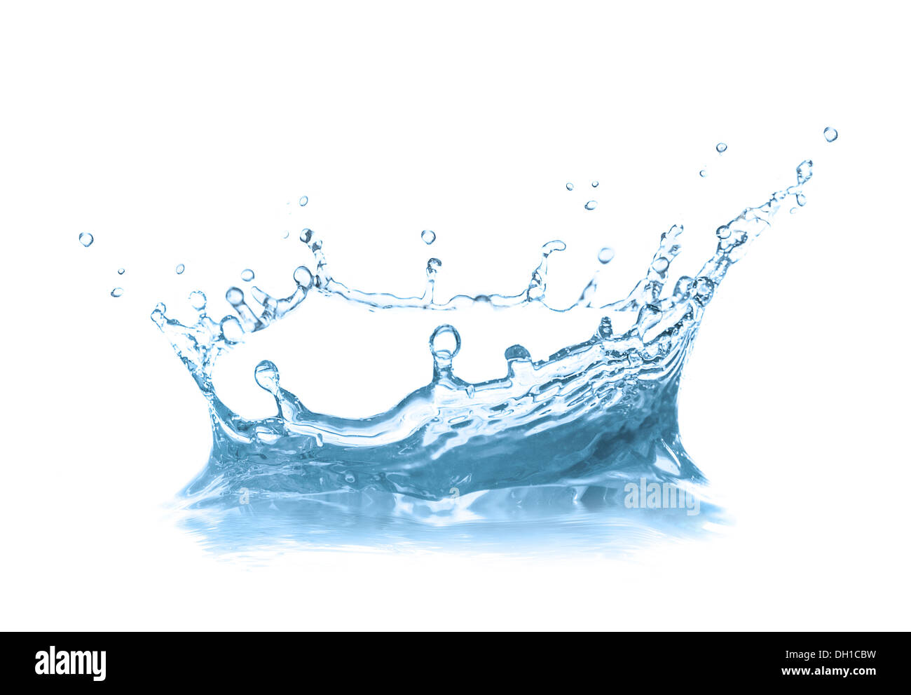water splash like crown Stock Photo - Alamy