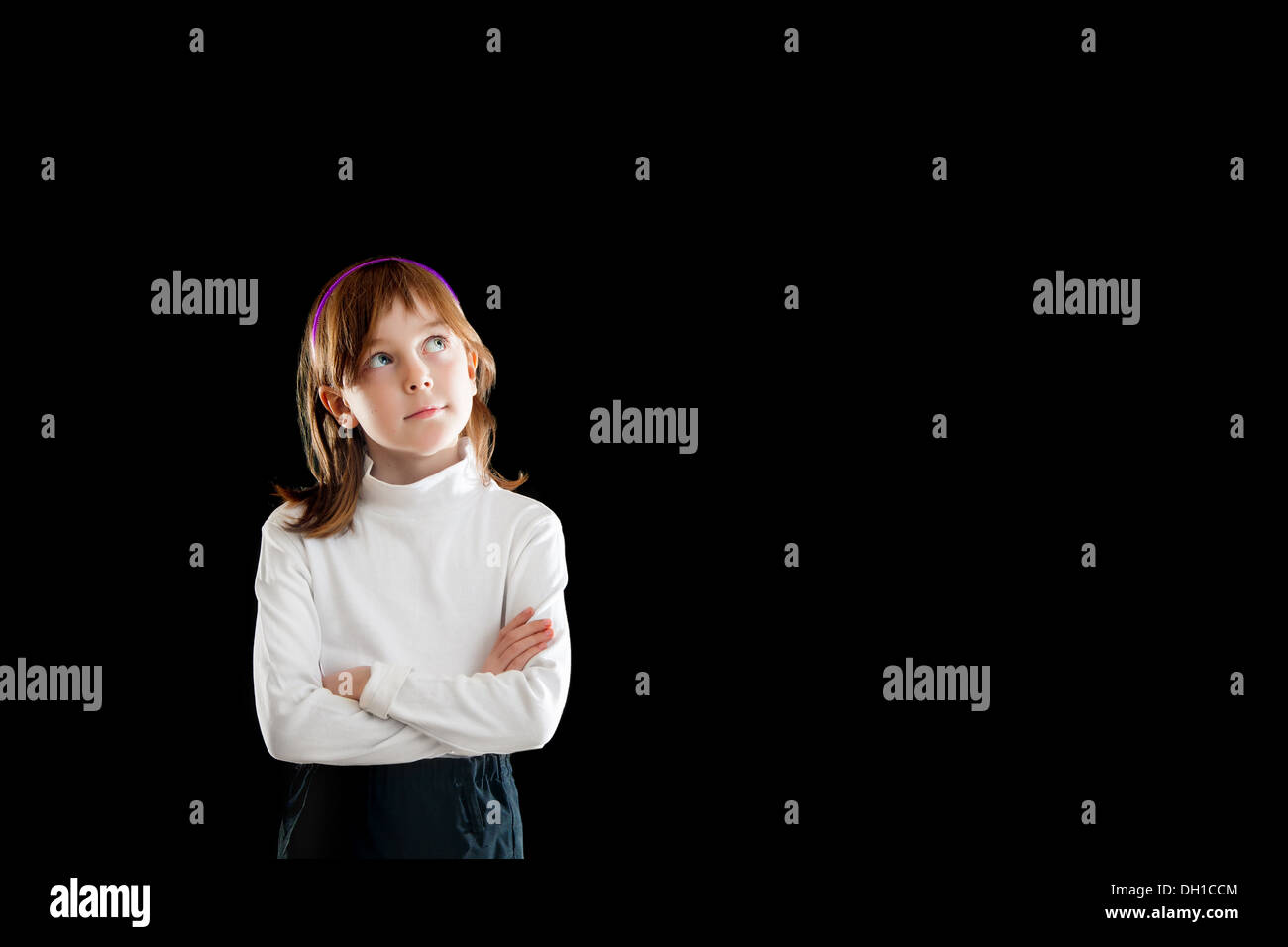 Girl wondering hi-res stock photography and images - Alamy
