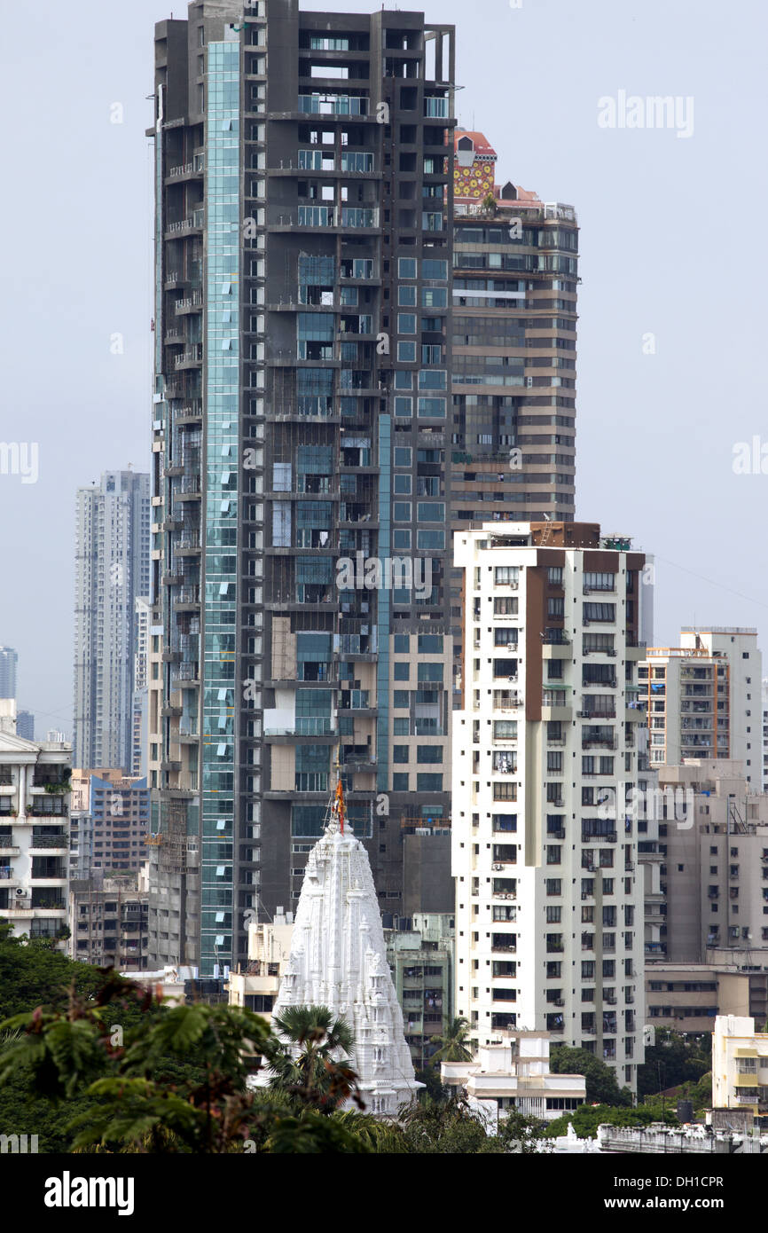 Skyscrapers girgaon mumbai maharashtra india hi-res stock photography ...
