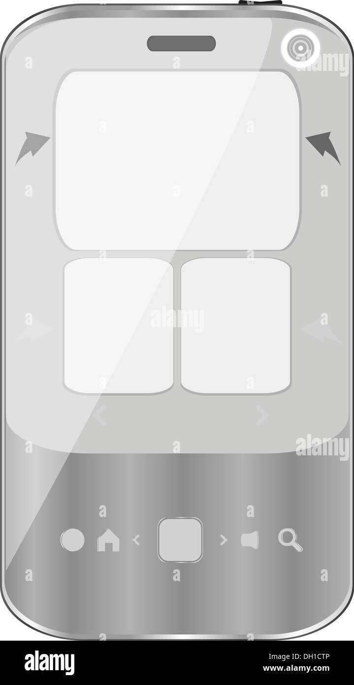 modern smart phone for mobile communication Stock Photo - Alamy