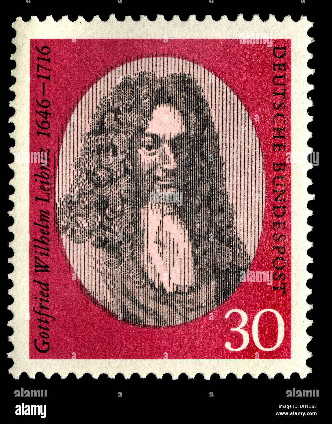 Portrait of Gottfried Wilhelm Leibnitz (1646-1716: German mathematician ...