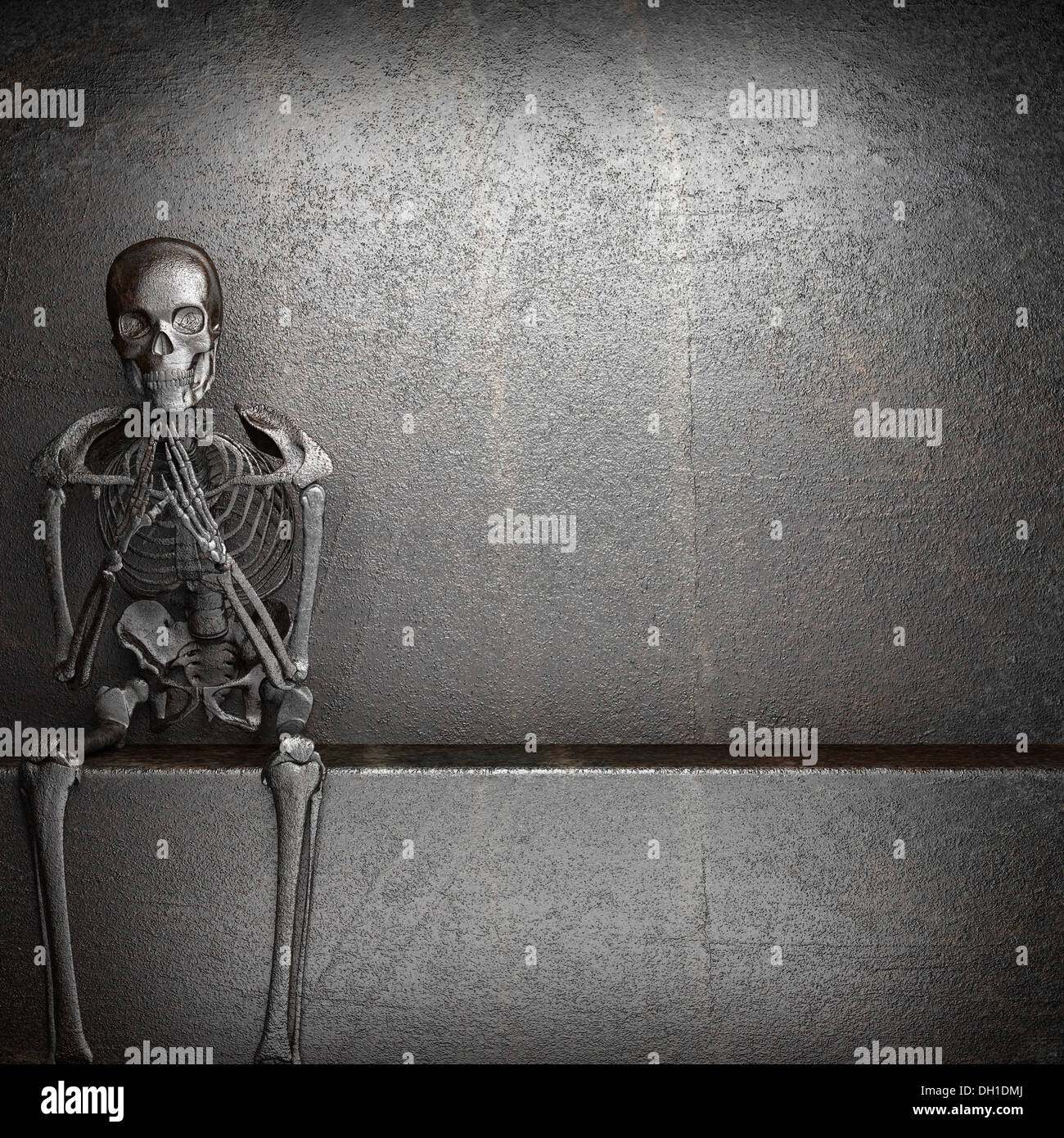 Silver skeleton hi-res stock photography and images - Alamy