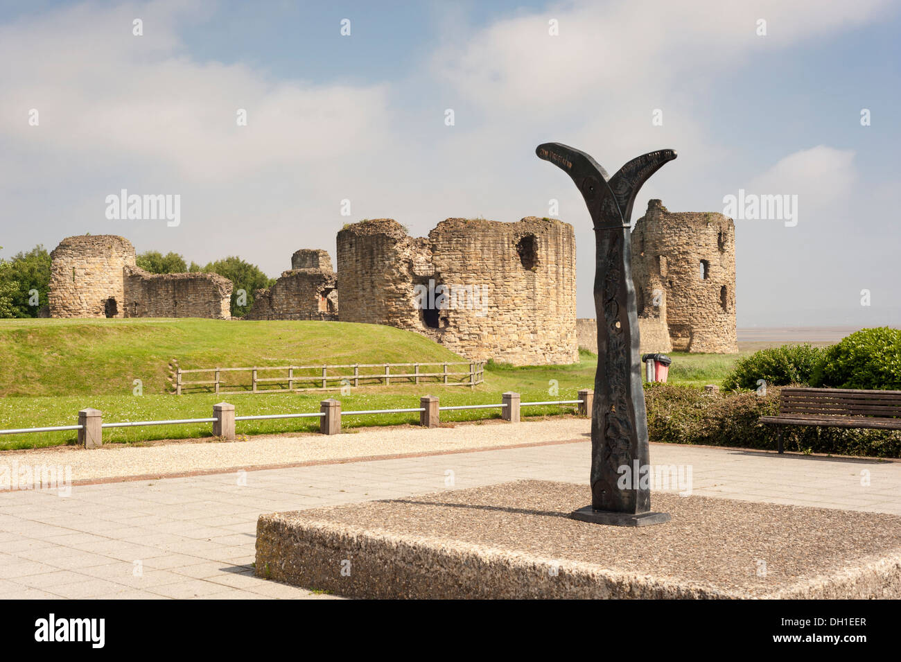 Flint Castle-Flint , North Wales Stock Photo - Alamy