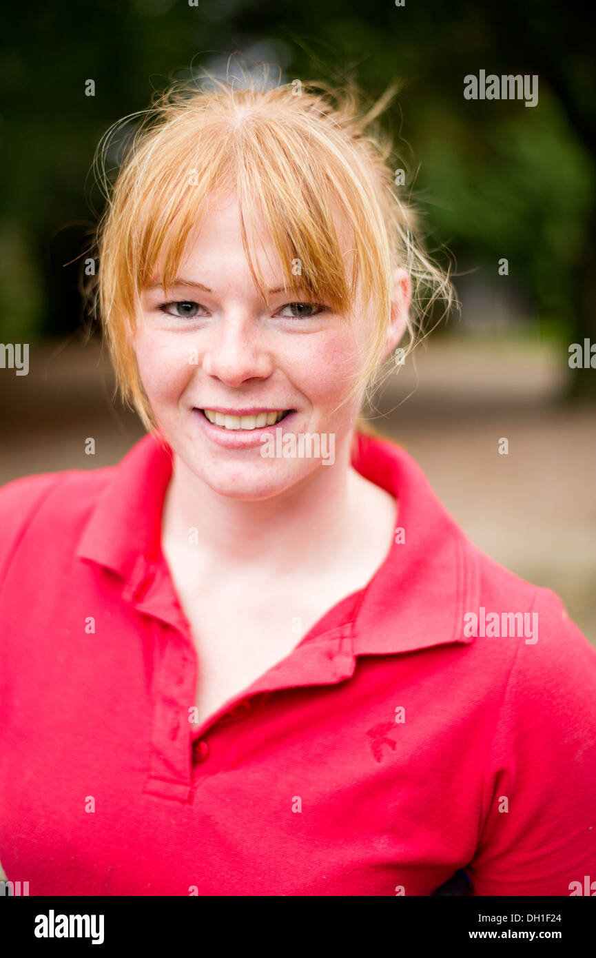 former jockey and racehorse trainer Jess Westwood in Exford with horse ...