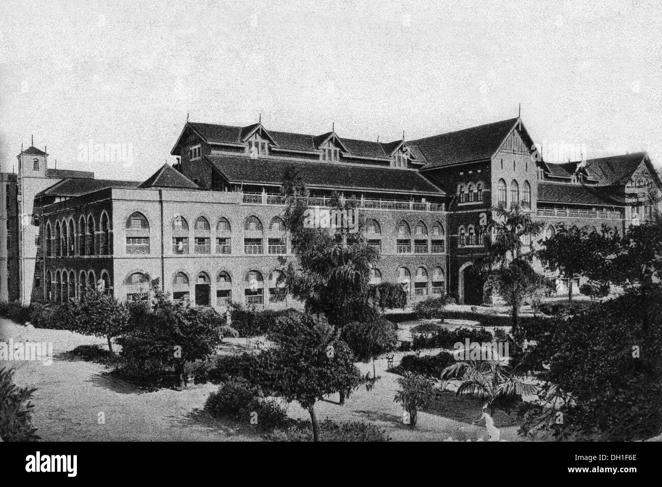 old vintage 1900s St George Hospital bombay mumbai maharashtra India ...