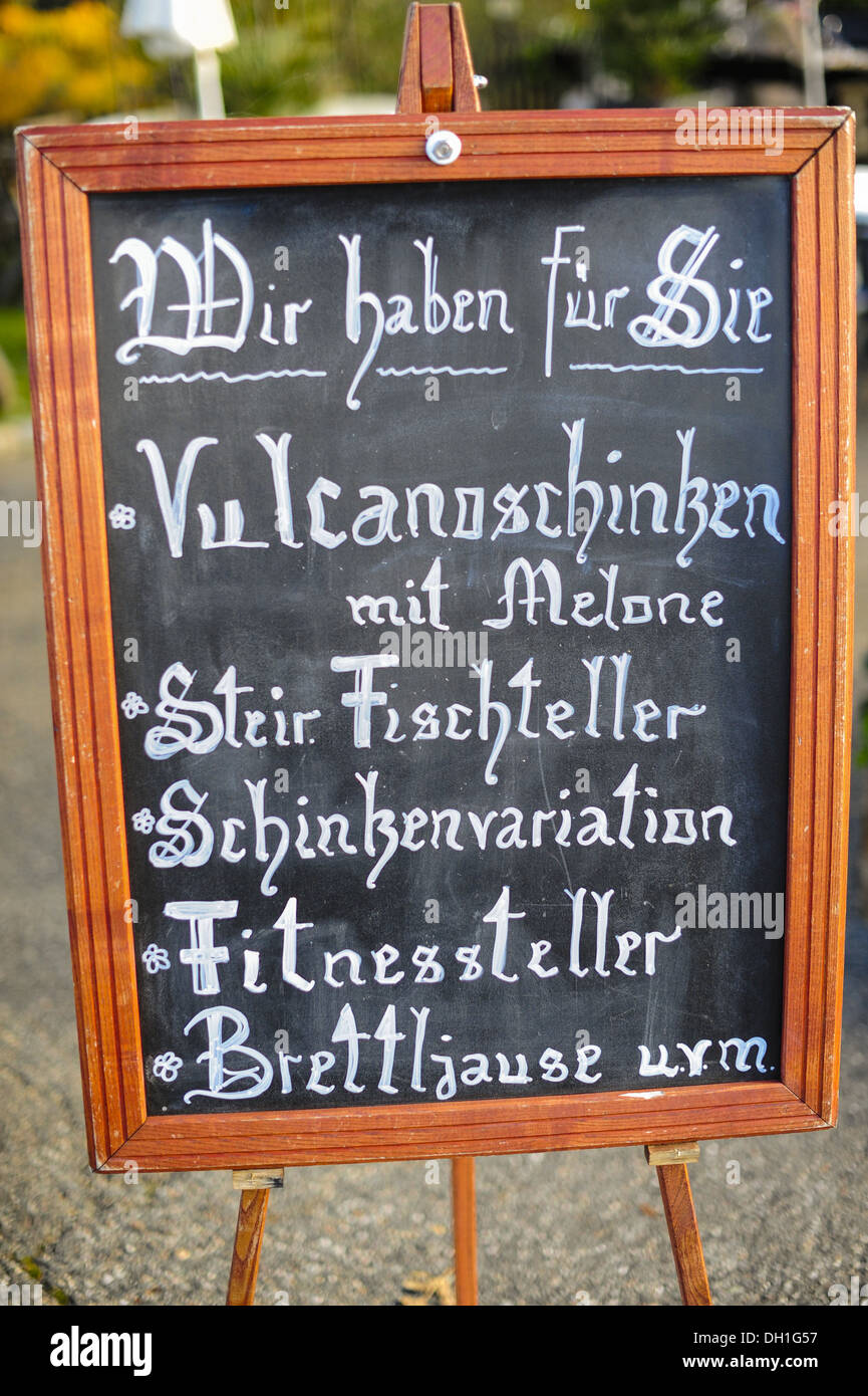 Suedsteirische Weinstrasse, Southern Styria wine route in autumn ...