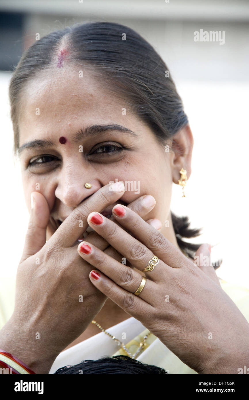 happy indian women laughing MR#707C Stock Photo - Alamy
