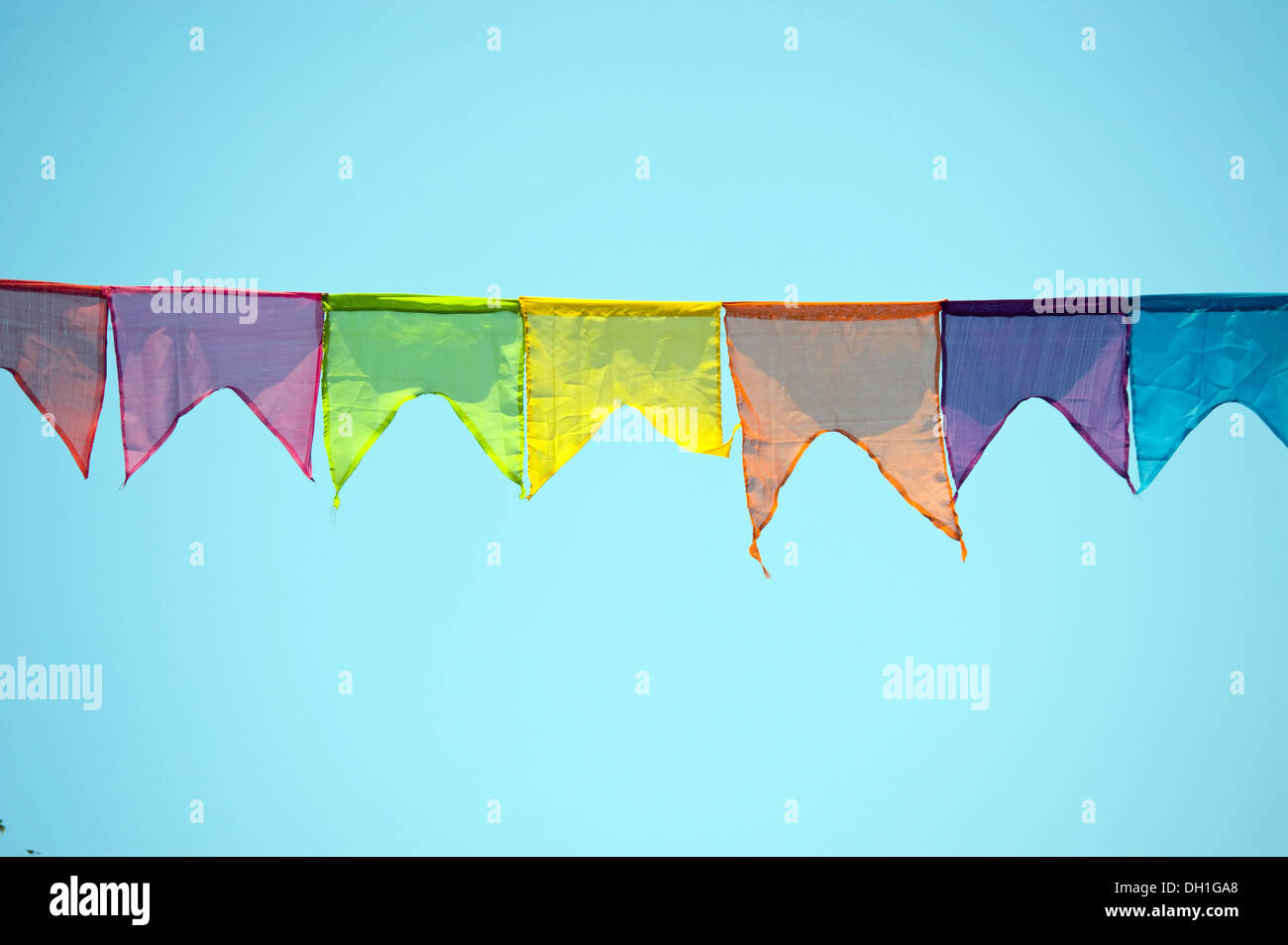 India Flag Bunting High Resolution Stock Photography and Images - Alamy