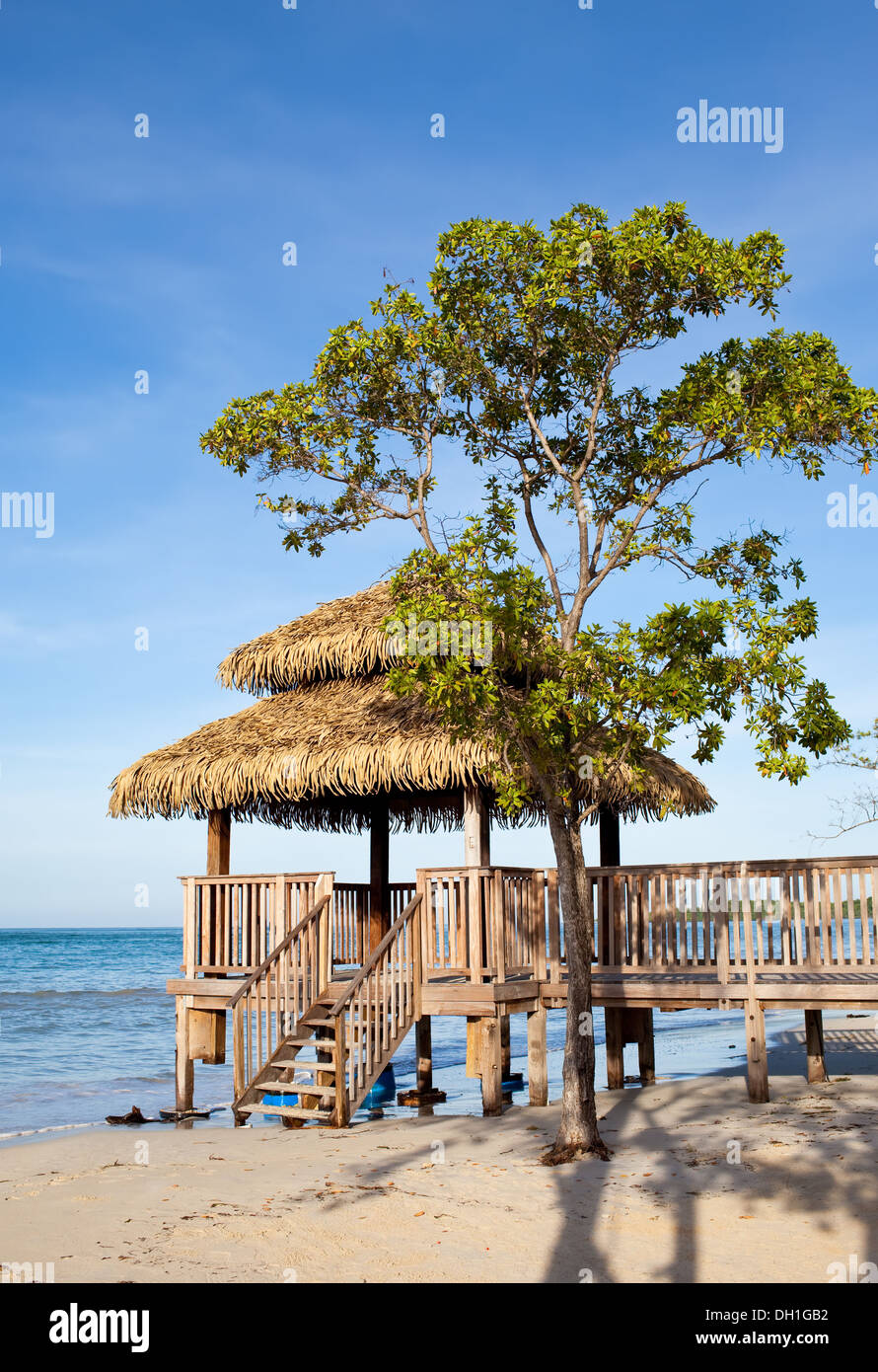pavilion with a view of the sea Stock Photo - Alamy