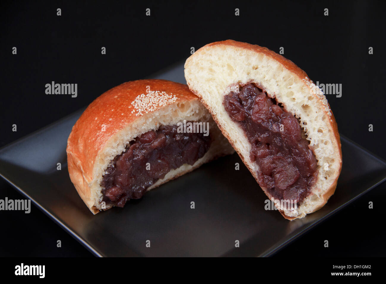 Red bean bread Stock Photo - Alamy