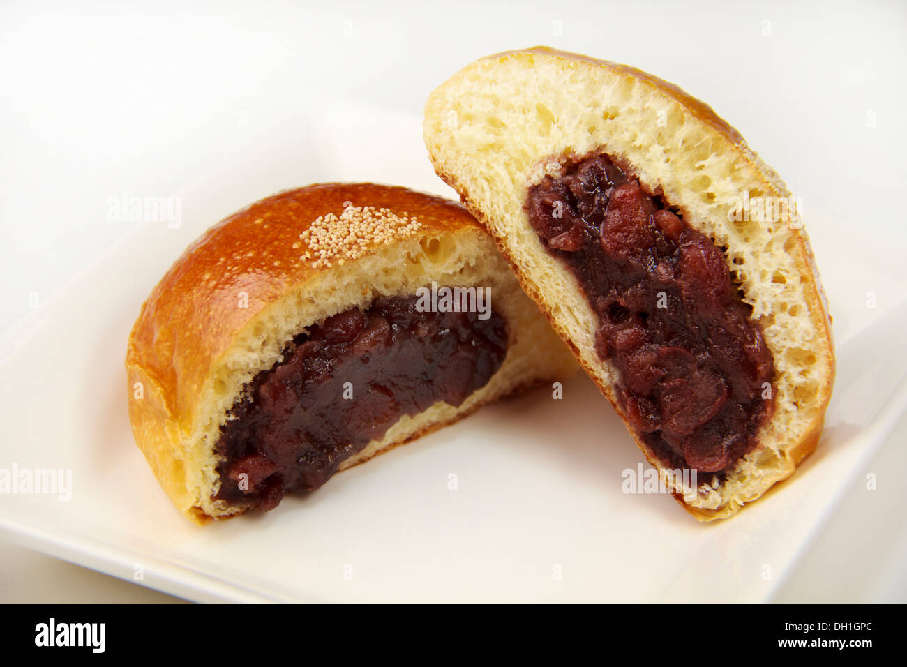Red bean bread Stock Photo - Alamy