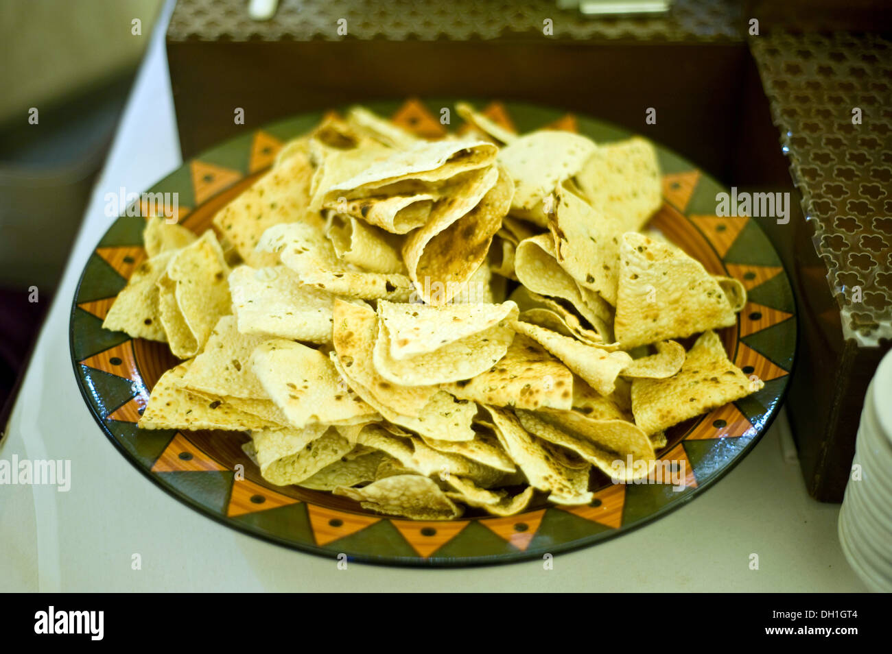 Indian roasted snack papad hi-res stock photography and images - Alamy