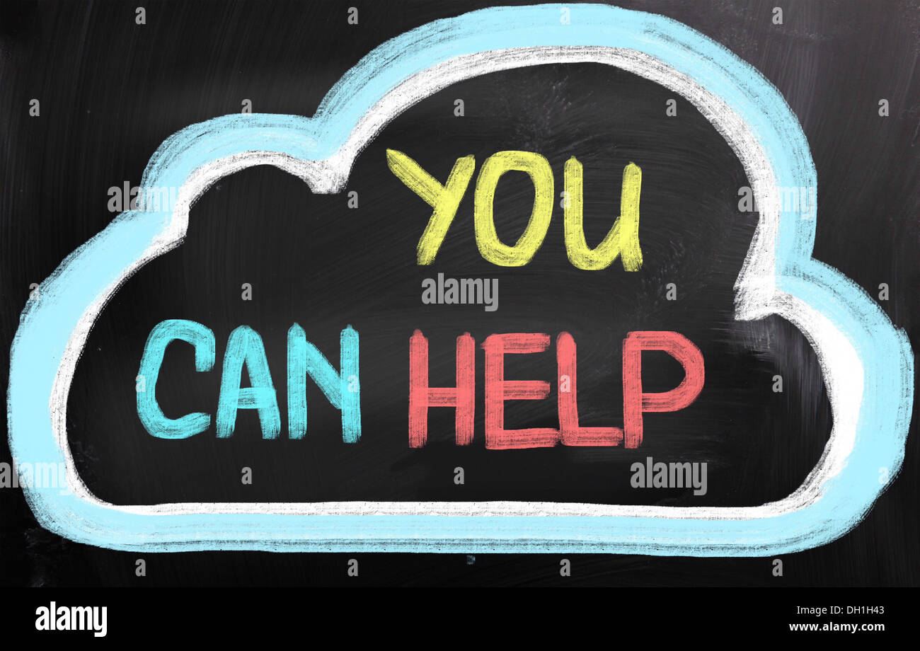 You Can Help Concept Stock Photo - Alamy
