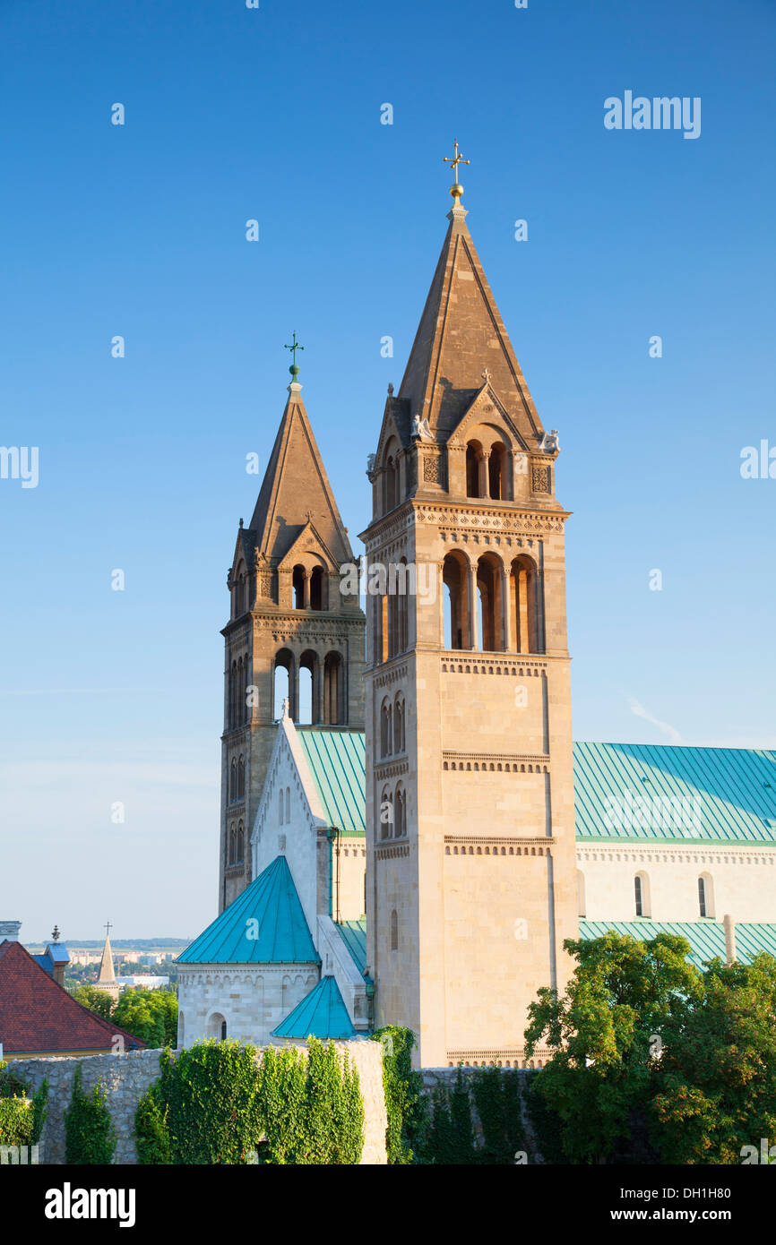 Basilica of St Peter, Pecs, Southern Transdanubia, Hungary Stock Photo ...