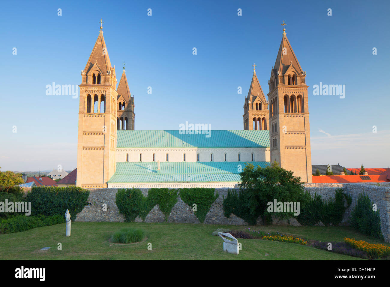 Basilica of St Peter, Pecs, Southern Transdanubia, Hungary Stock Photo ...