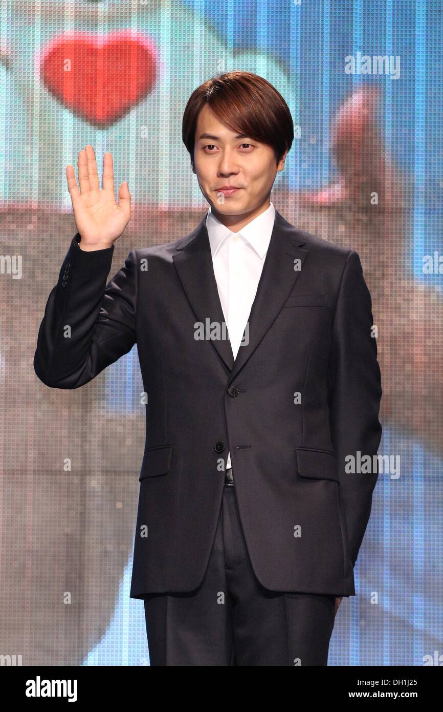 Taipei, China. 27th Oct, 2013. Korean star Andy Lee, member of Korean ...