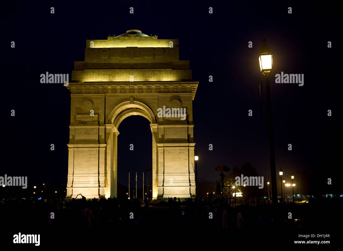 India gate lights night new hi-res stock photography and images - Alamy
