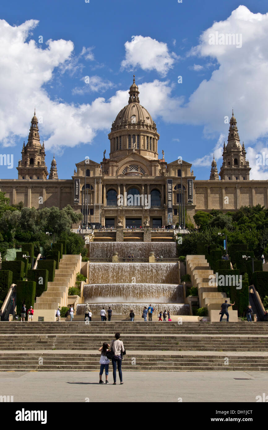 Barcelona montjuic view hi-res stock photography and images - Alamy