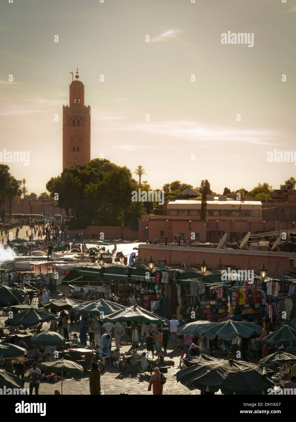 Marrakech tourist square hi-res stock photography and images - Alamy